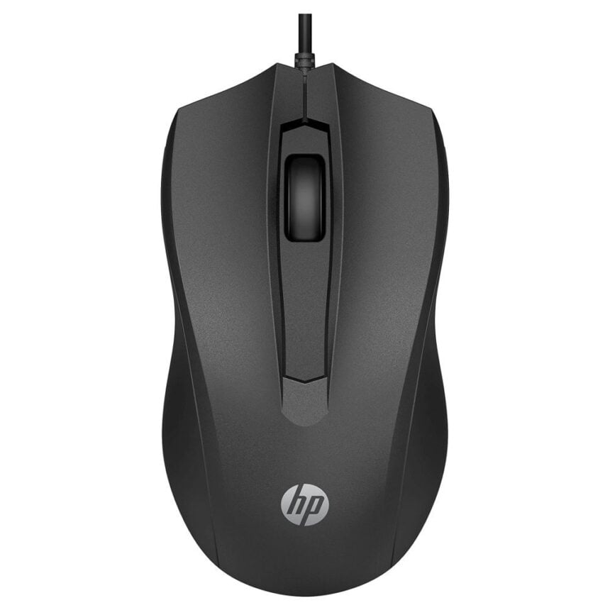 HP Wired Mouse 100 with 1600 DPI Optical Sensor, USB Plug-and -Play ...